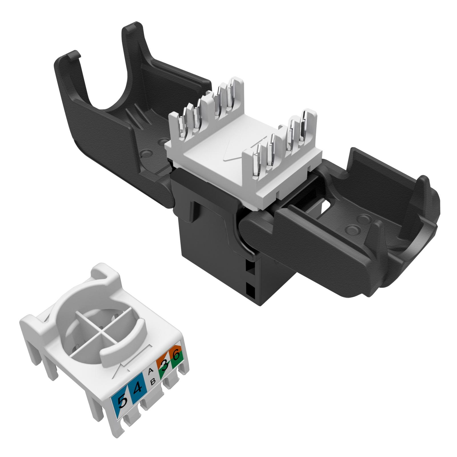 Keystone cu auto-filetare Solarix CAT5E UTP SXKJ-5E-UTP-BK-SA ...